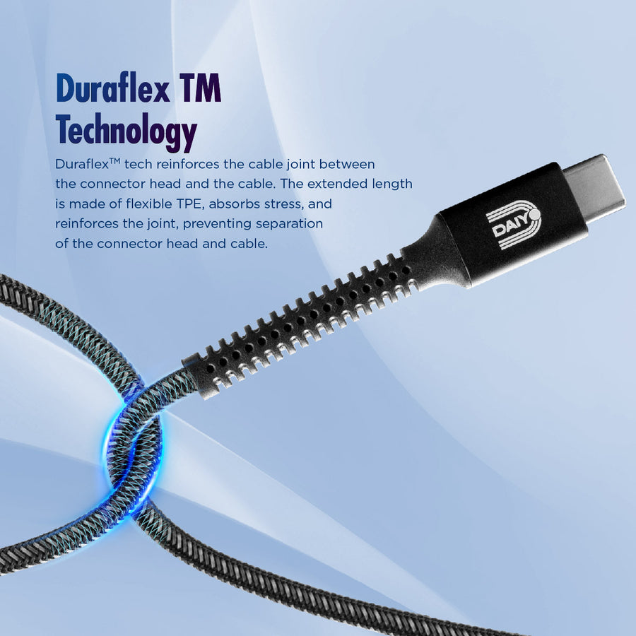 Daiyo CP 2611 TYPE C Fast Charging USB 2.0 - C Male / A Male 1.2m Cabl