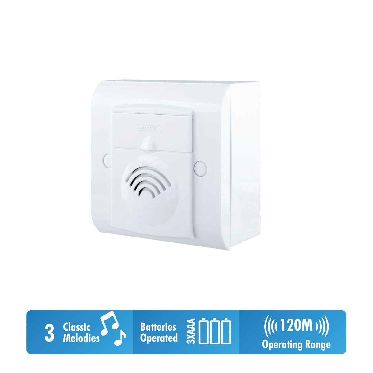 Daiyo DDB 41 Wired Digital Door Bell Wired + (MOUNTING BOX + SCREWS) D